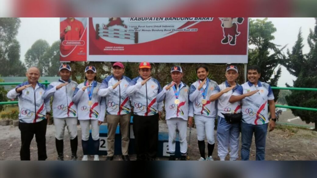Atlet Berkuda Kabupaten Bekasi Raih Medali Emas Pertama di Porprov ...